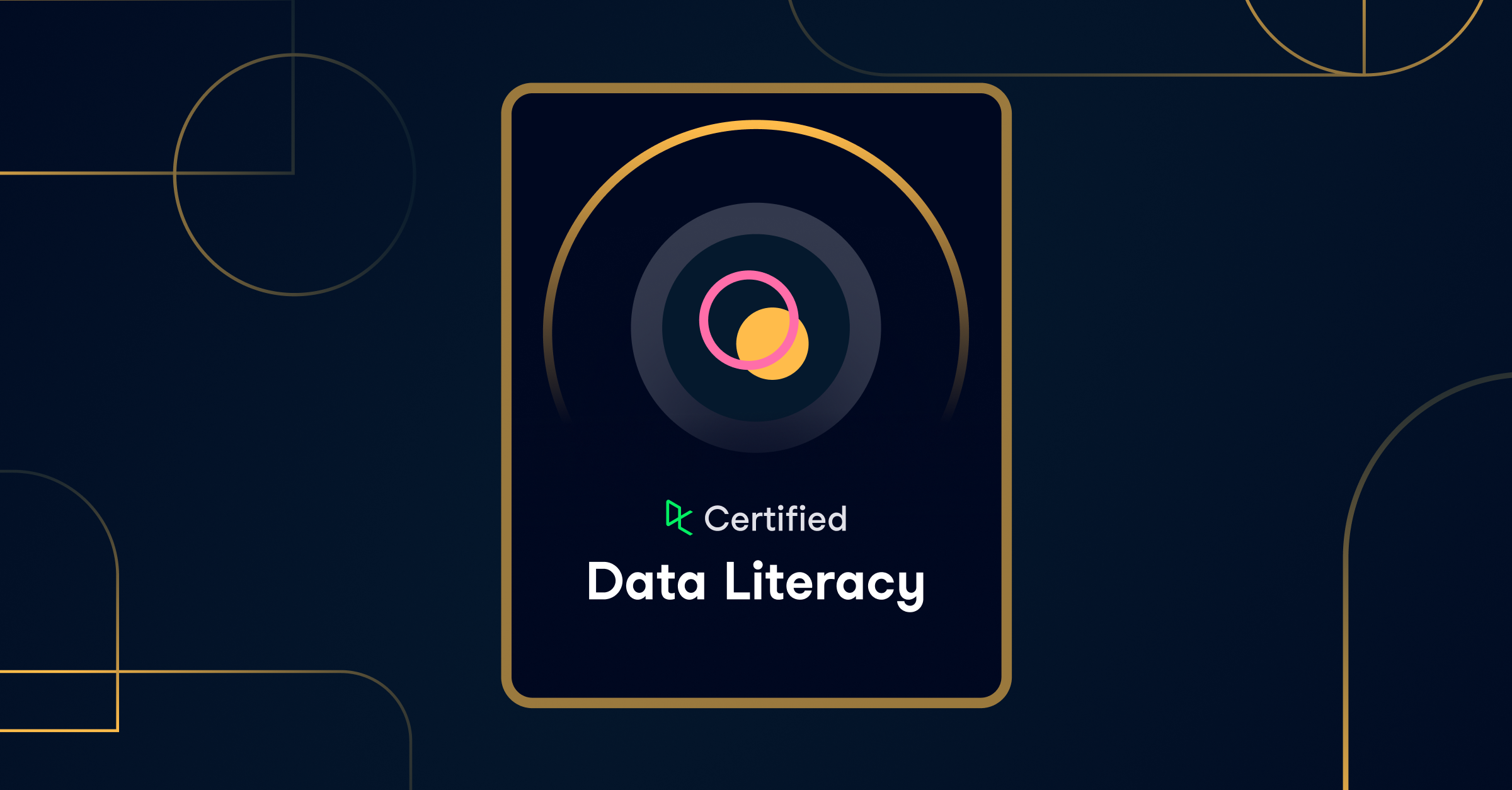 Oussema Kirmani's Data Literacy certificate